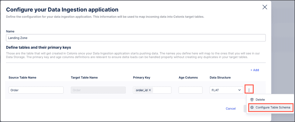 Using the Standard Data Ingestion API