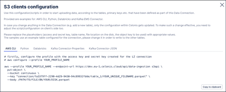 Using the Standard Data Ingestion API